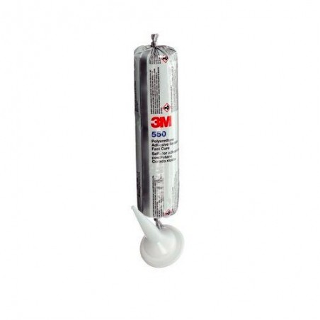 3M 550 FC Sellador adhesivo de poliuretano gris, curado rápido 600 ml